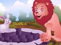 Clever Rabbit and Foolish Lion Story - Best Panchatantra Stories for Kids